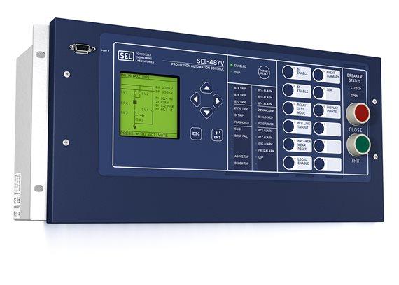 SEL-487V Capacitor Protection and Control System | Power Equipment ...