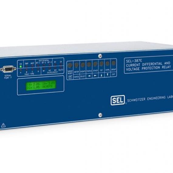SEL-387E Current Differential and Voltage Relay | Power Equipment ...